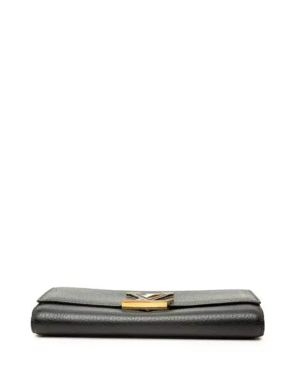 LOUIS VUITTON 2019 Taurillon Capucines Wallet Long Wallets