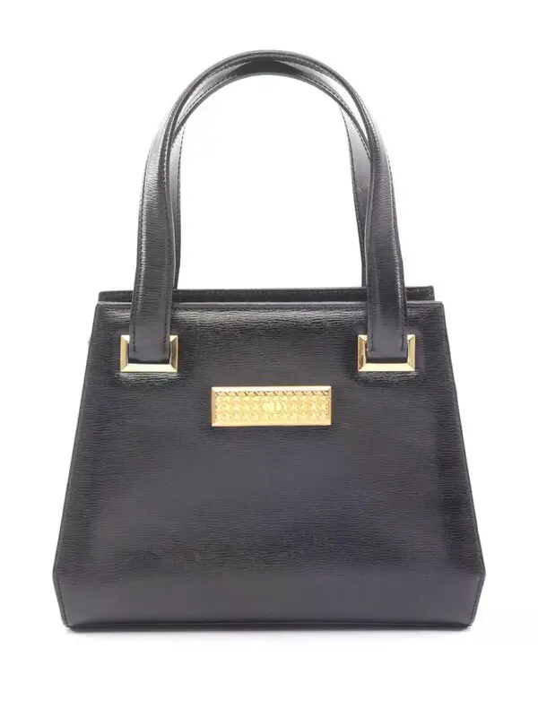 Dior 1960-1970 Leather Handbag - Black