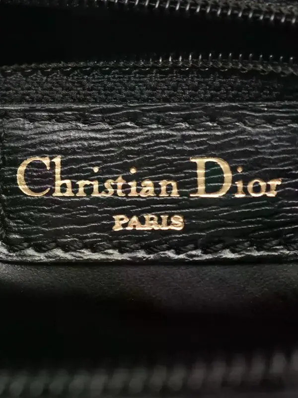Dior Leather Top Handle Handbag