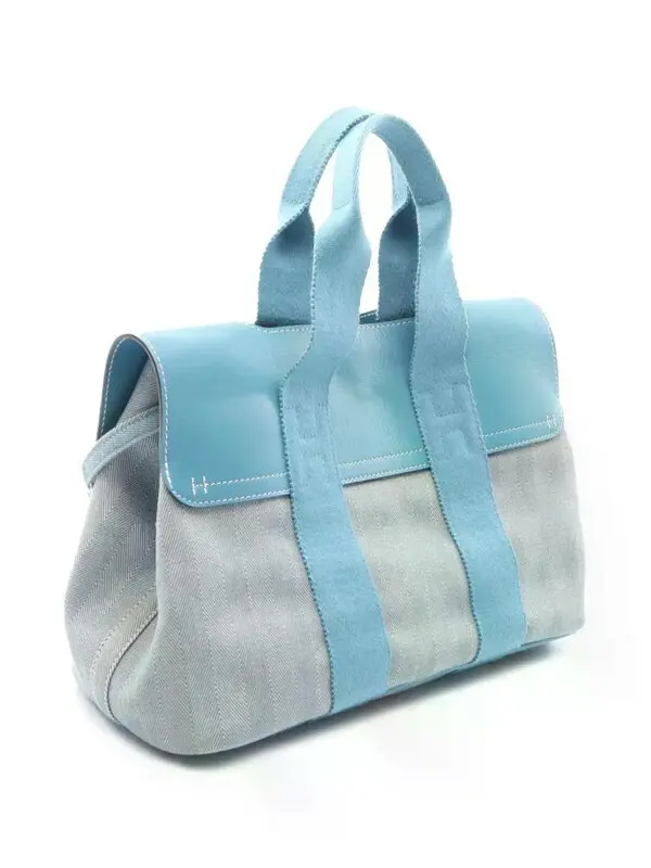 Hermès 1990-2020 Toile And Swift Valparaiso Pm Handbag