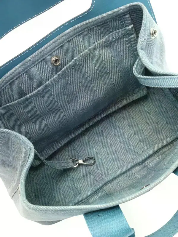 Hermès 1990-2020 Toile And Swift Valparaiso Pm Handbag