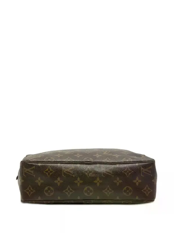 LOUIS VUITTON 1983 Monogram Trousse Toilette 28 Clutch Bag - Brown