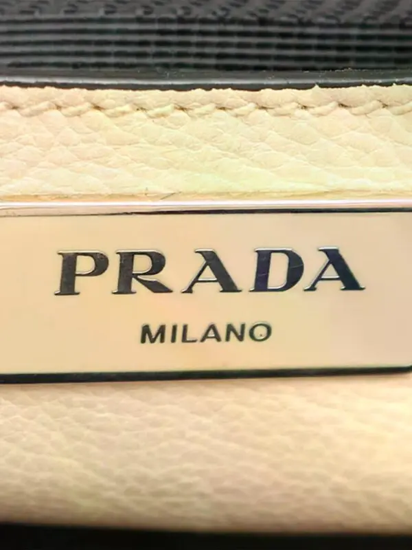 Prada City Calf Double Zip Satchel