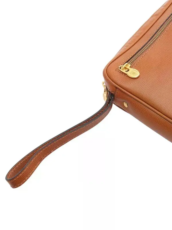 Celine Embossed Leather Clutch Bag