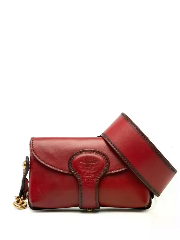 Dior 2017 Mini Leather D Bee Saddle Bag Crossbody Bag