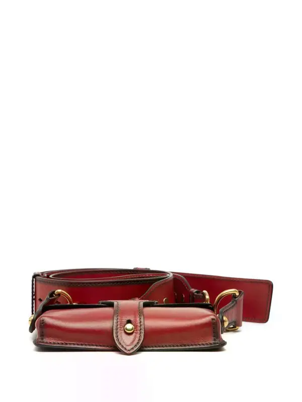 Dior 2017 Mini Leather D Bee Saddle Bag Crossbody Bag