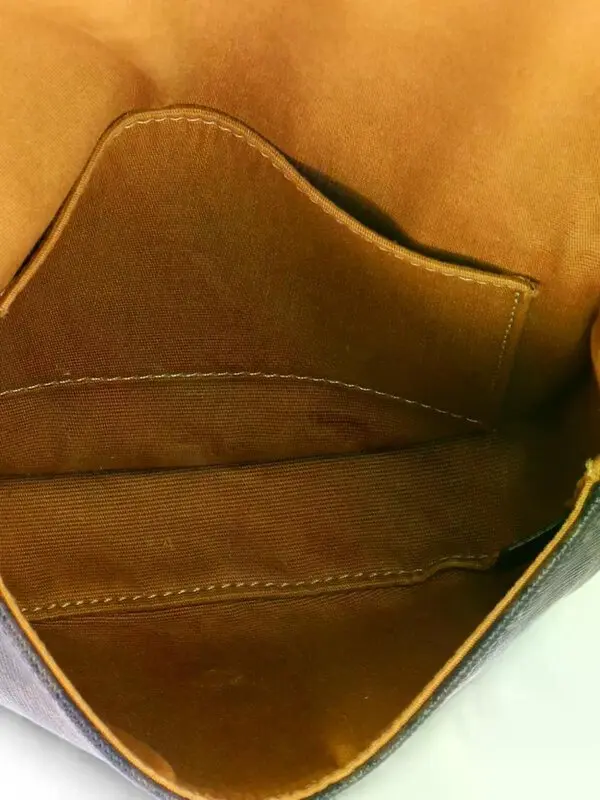 Celine Besace Flap Bag Triomphe Coated Canvas Mini Crossbody Bag