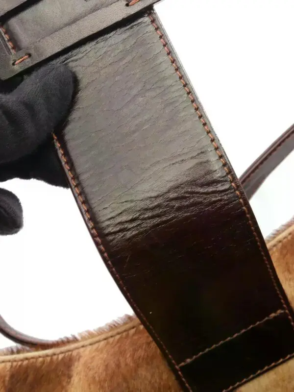 Fendi 2000-2010 Pony Hair Shoulder Bag