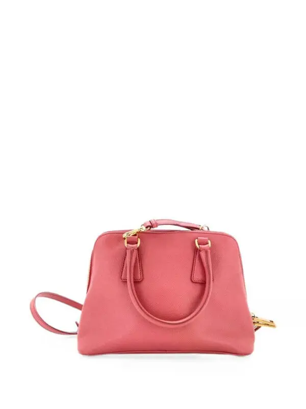 Prada Saffiano Leather Small Satchel - Pink