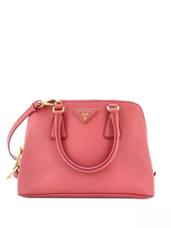 Prada Saffiano Leather Small Satchel - Pink