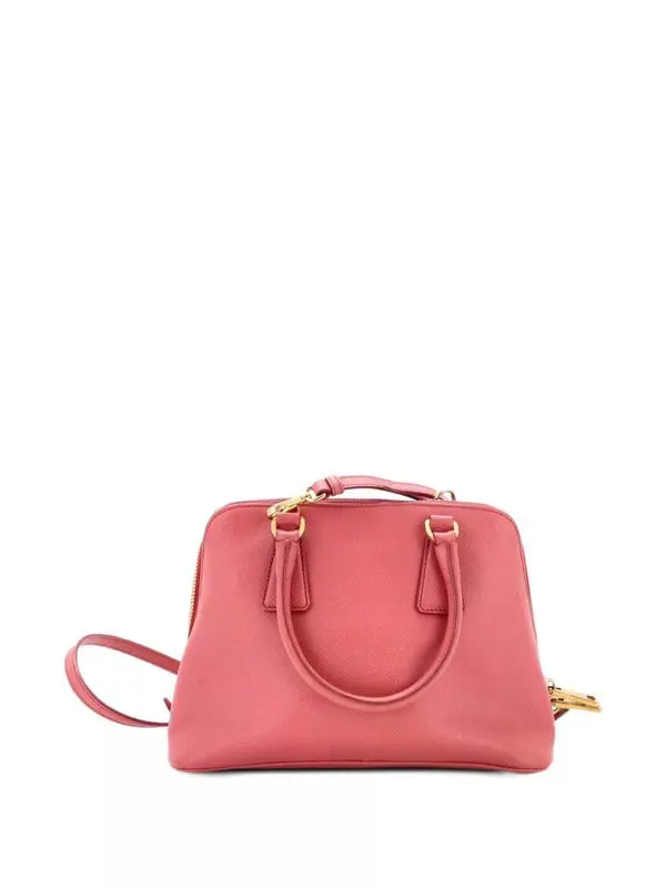 Prada Saffiano Leather Small Satchel - Pink