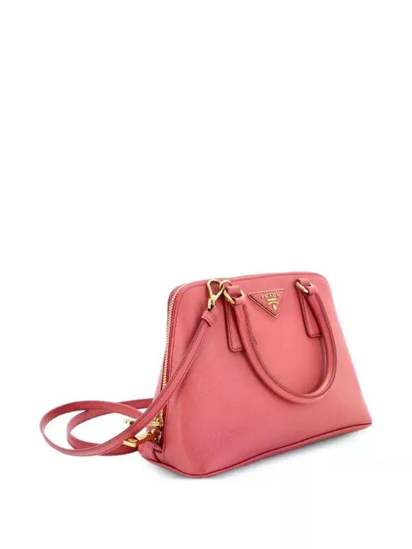 Prada Saffiano Leather Small Satchel - Pink