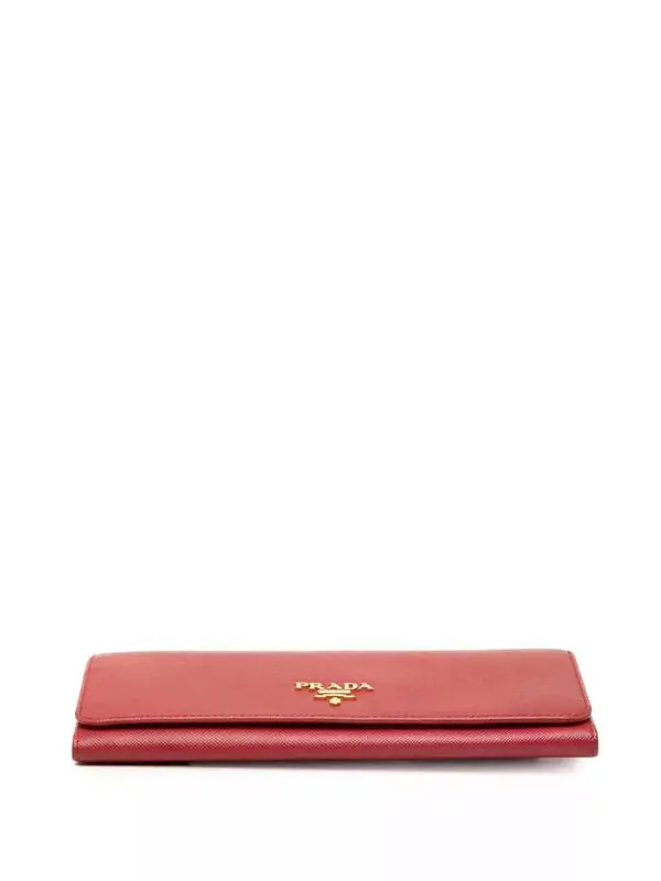Prada 2010-2026 Saffiano Continental Wallet Long Wallets