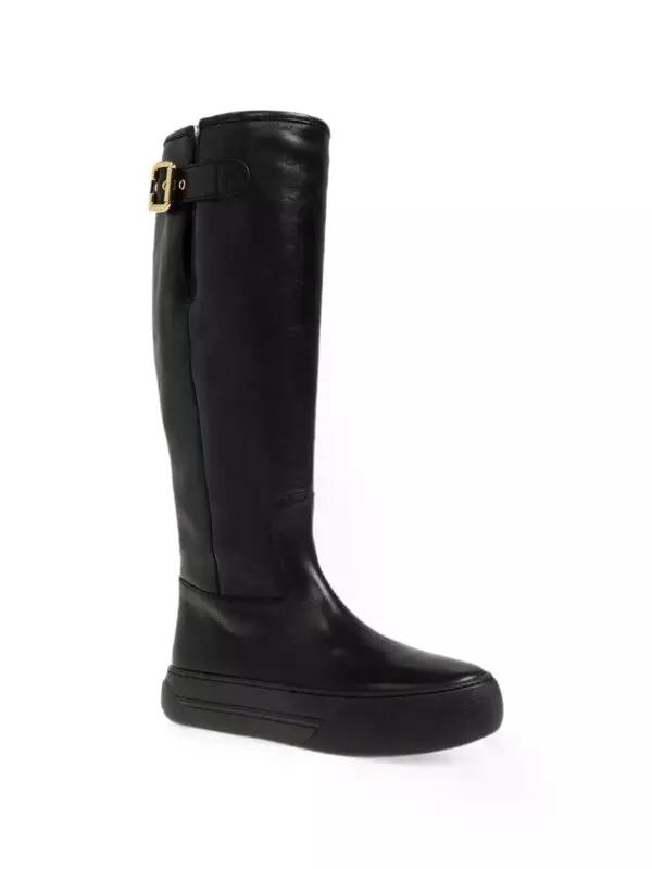 Chloé Delia Buckle-strap Boots - Black