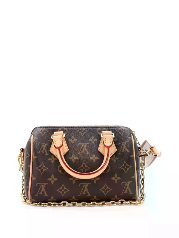 LOUIS VUITTON Monogram Speedy Bandouliere 20 Bag - Brown