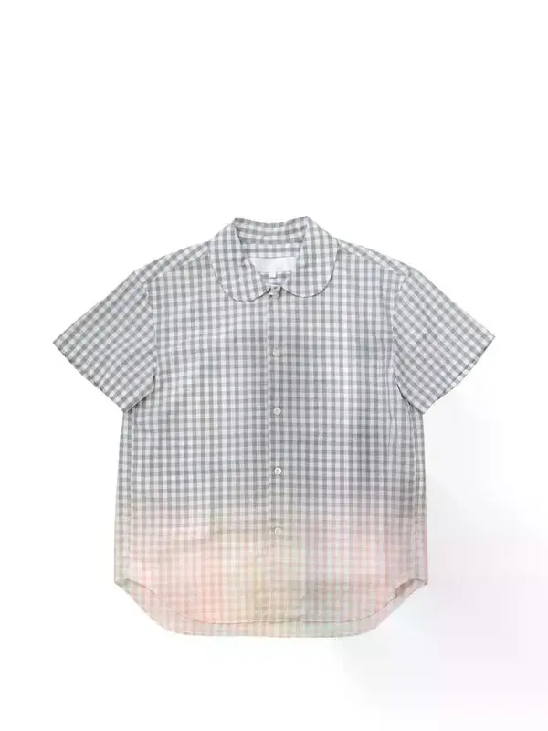 COMME DES GARÇONS TAO Gingham-check Bleached Shirt