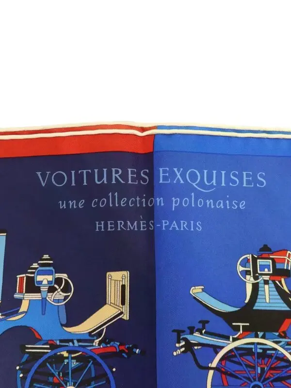 Hermès Voitures Exquises Silk Scarf