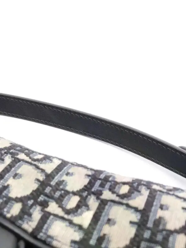 Dior Mini Saddle Bag Satchel - Blue