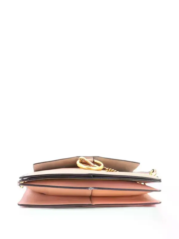 Chloé Faye Leather Medium Shoulder Bag - Neutrals