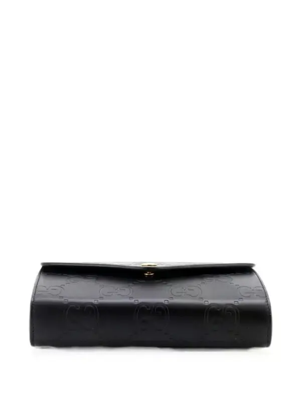 Gucci Envelope Wallet On Chain Guccissima Leather Shoulder Bag
