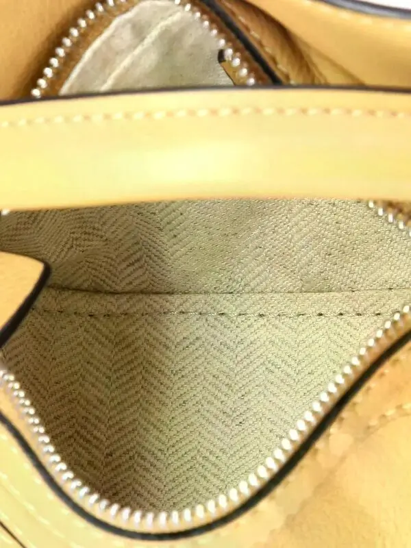 Loewe Puzzle Bag Leather Nano Crossbody Bag - Brown