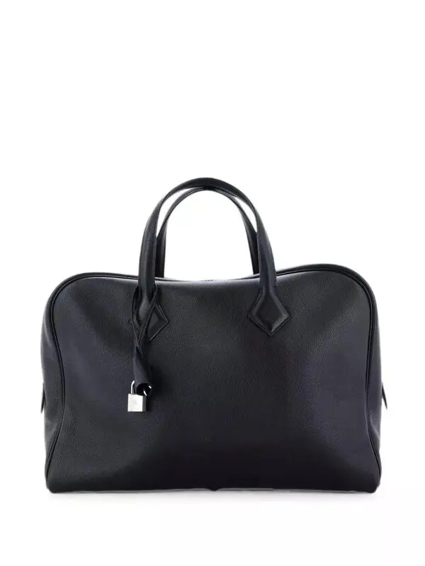 Hermès Victoria Ii 12h Briefcase Evercolor 40 Business Bag - Black