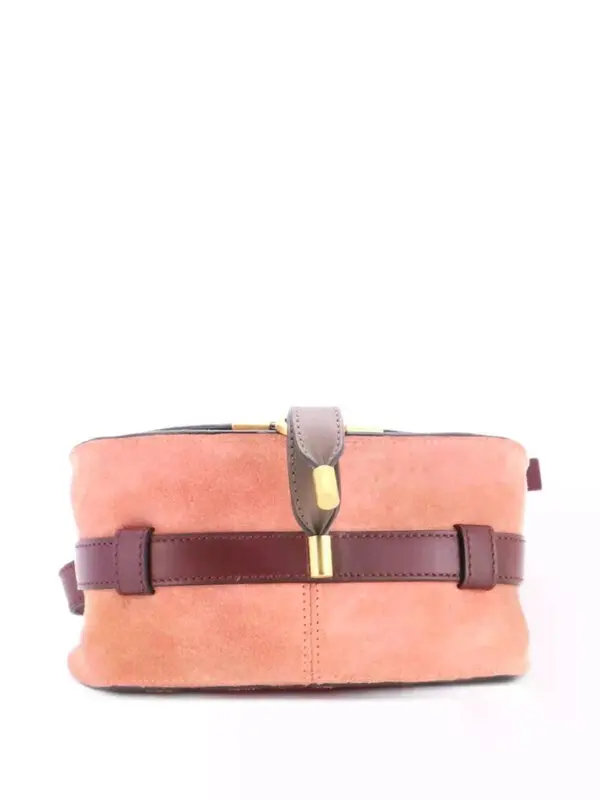 Chloé Marcie Suede Small Crossbody Bag - Pink