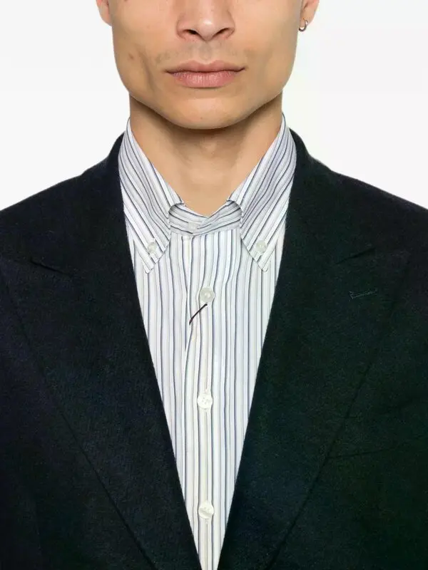 Etro Peak-lapels Single-breasted Blazer - Blue