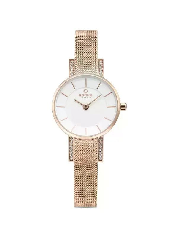 OBAKU Lykke Crystal-embellished 34mm Watch - White
