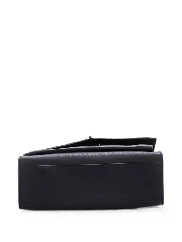 LOUIS VUITTON Mylockme Handbag Leather Bb Crossbody Bag - Black