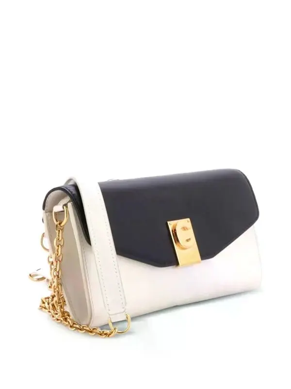 Celine C Wallet On Chain Leather Crossbody Bag