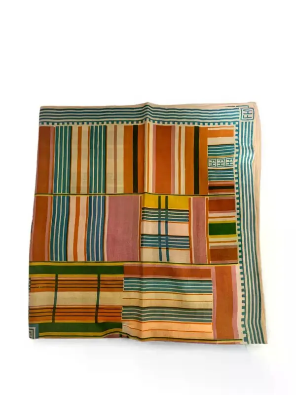 FRIENDLY HUNTING Geometric-print Scarf