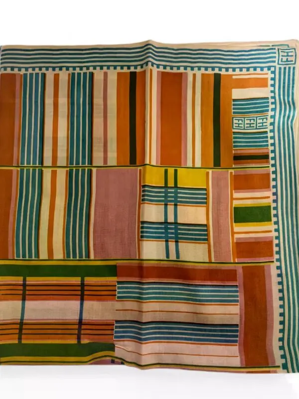 FRIENDLY HUNTING Geometric-print Scarf