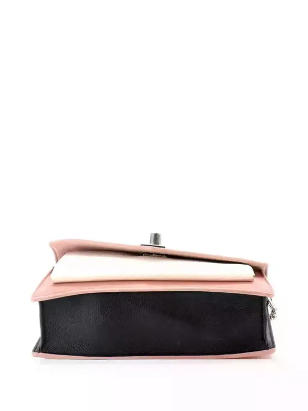 LOUIS VUITTON Mylockme Chain Pochette Leather Clutch Bag
