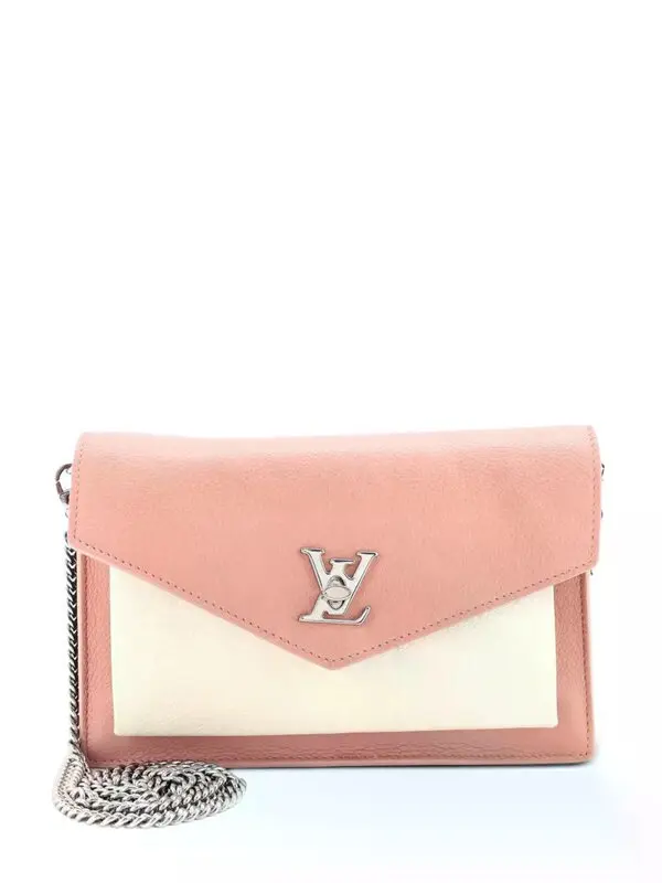LOUIS VUITTON Mylockme Chain Pochette Leather Clutch Bag - Multicolour