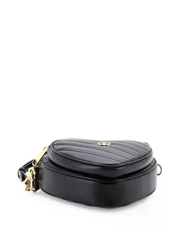 Gucci Interlocking G Heart Diagonal Quilted Leather Mini Shoulder Bag
