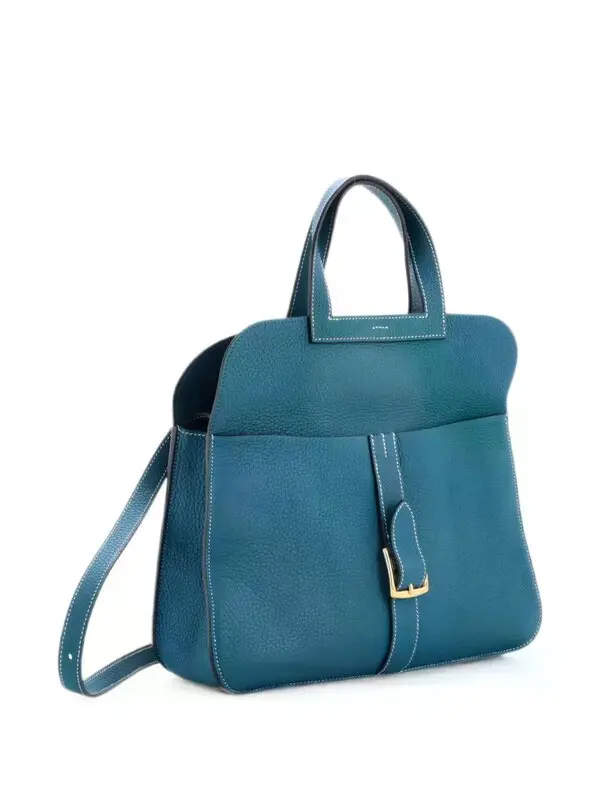 Hermès Halzan Bag Clemence 31 Shoulder Bag - Green