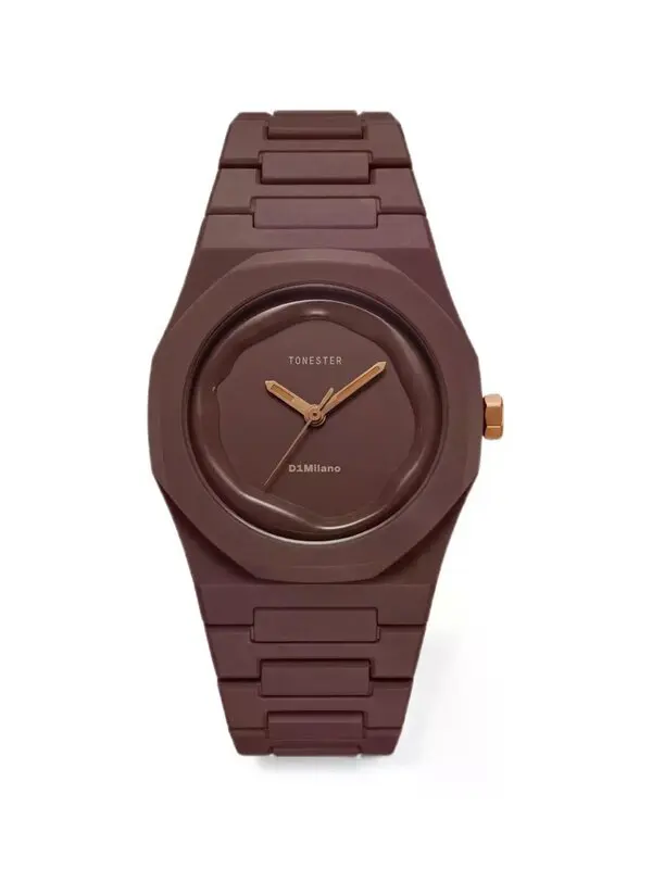 D1 MILANO X Tonester Cursed Milano 37mm Watch - Brown