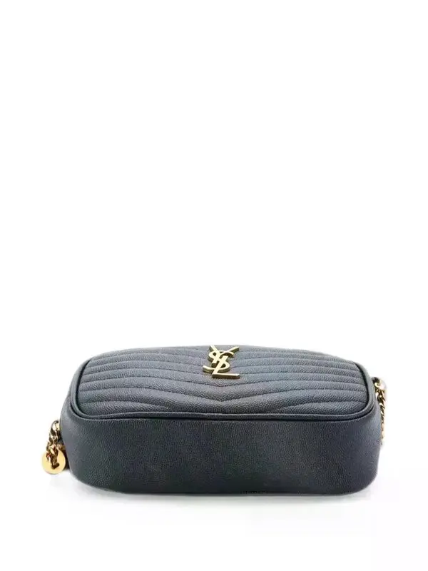 Saint Laurent Lou Camera Bag Matelasse Chevron Leather Mini Crossbody Bag