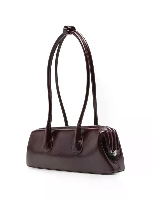 OSOI Mini Boat Leather Shoulder Bag - Red