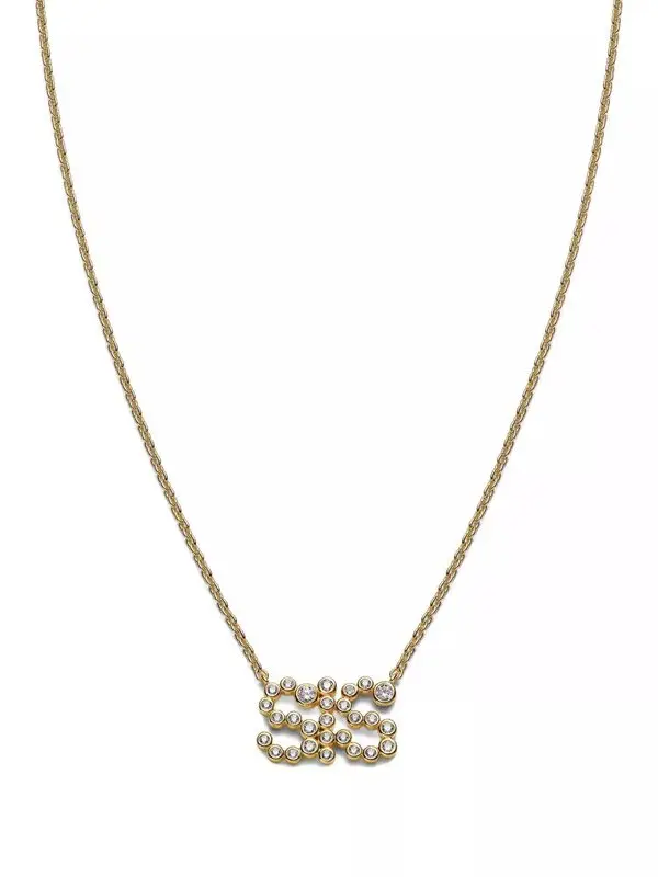 MARIA BLACK Sterling Silver Cable Chain Necklace With Crystal Embellishments - Gold