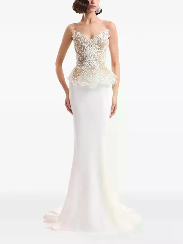 GEMY MAALOUF High-low-hem Long Skirt