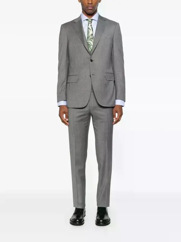 Canali Wool Single-breasted Suit