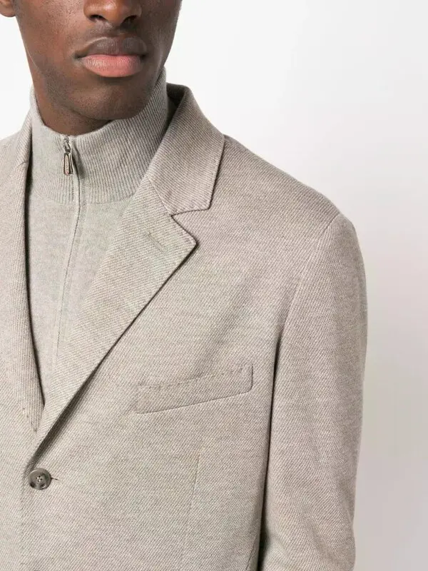 MANDELLI Single-breasted Notched-lapels Blazer