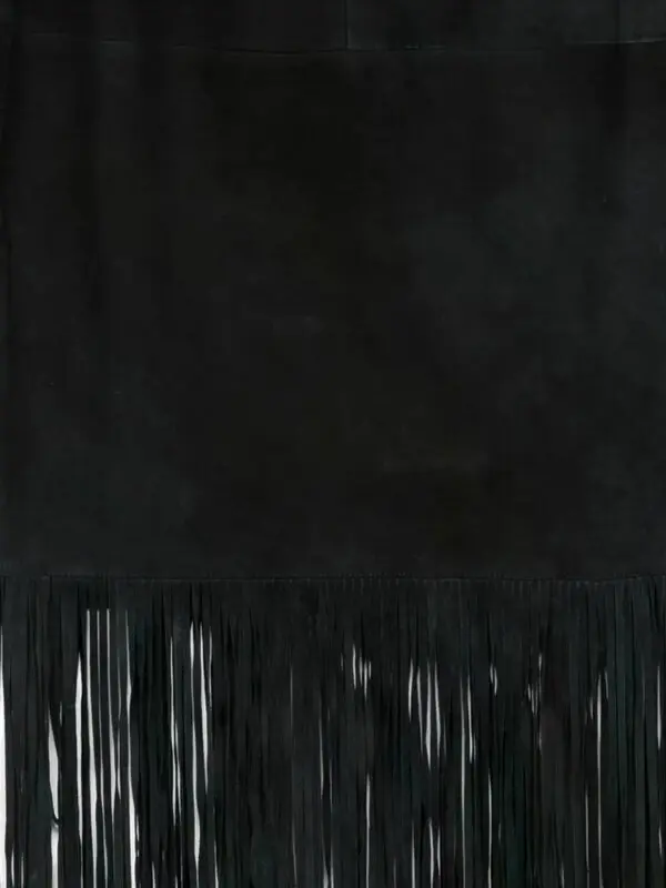 A.N.G.E.L.O. VINTAGE CULT 1980s Fringe Trim Mini Dress