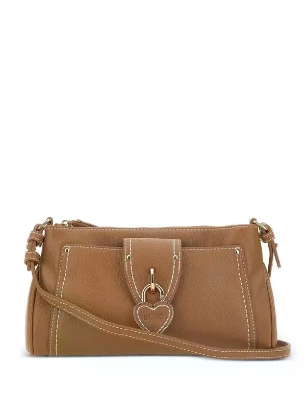 Liu Jo Heart-lock Crossbody Bag - Brown