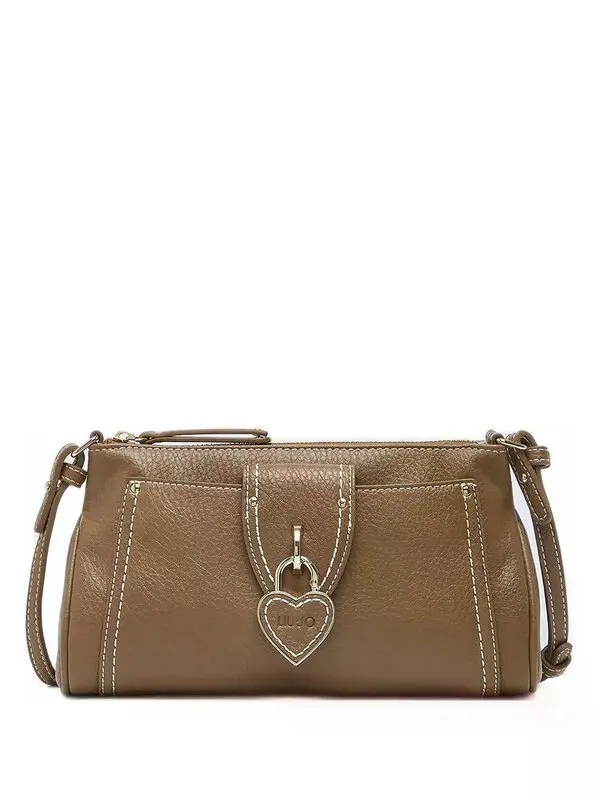 Liu Jo Heart-lock Crossbody Bag - Brown