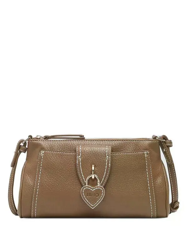 Liu Jo Heart-lock Crossbody Bag - Brown