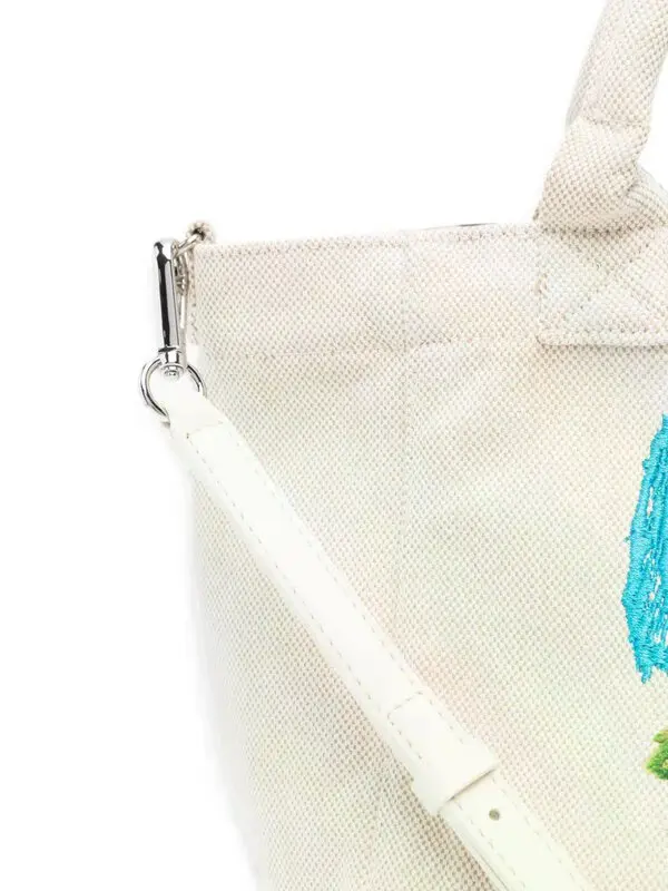 GANNI Graphic-print Tote Bag