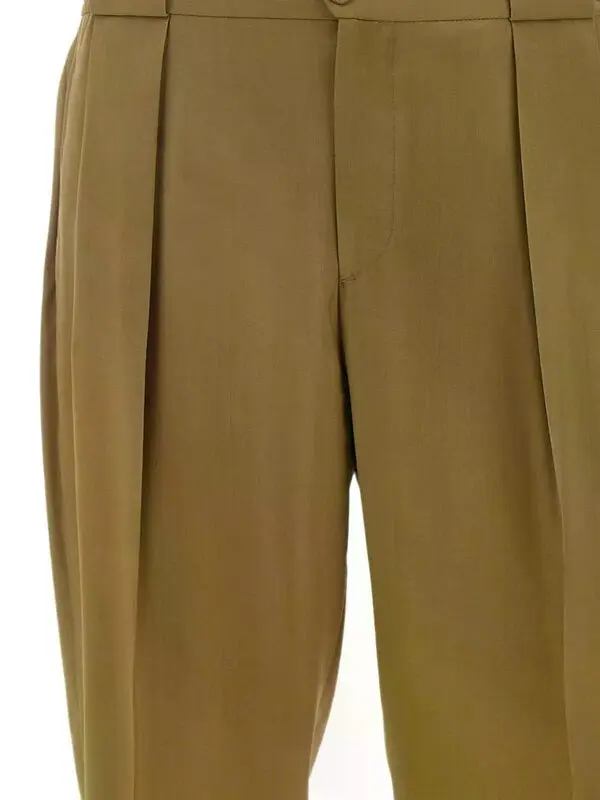 BRIGLIA 1949 Pleated Virgin-wool Trousers